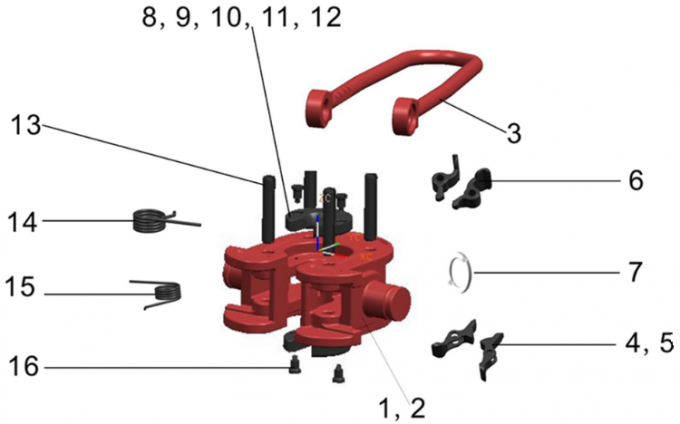 SRE Series Oilfield Sucker Rod Elevator 20 Tons For Production Hoisting ...