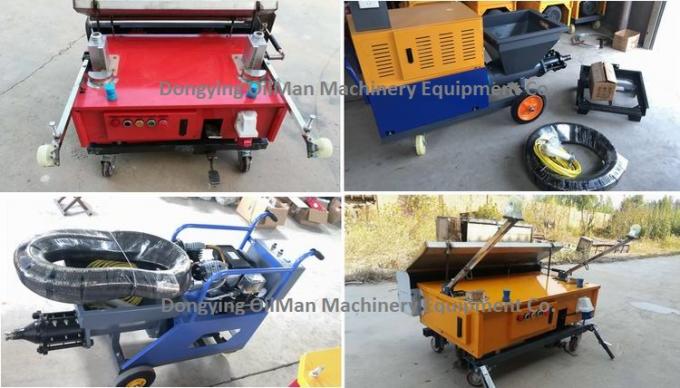 1.5KW Wall Plastering Spray Machine , ISO Plaster Rendering Machine