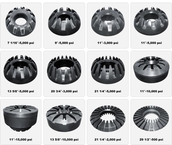 API Annular BOP Packing Element And Ram BOP Packers Top Seals Front ...