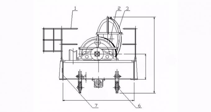 API 4F Crown Block In Drilling Rig 157366lbf with long service life