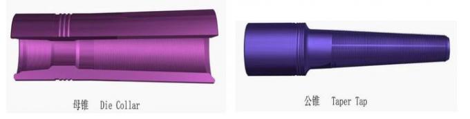 Die Collar Taper Tap Fishing Tool NC31 NC38 NC50 6 Connection for Drilling