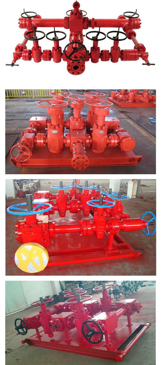 API 16C Wellhead Assembly Choke Manifold 15000Psi Manual / Hydraulic