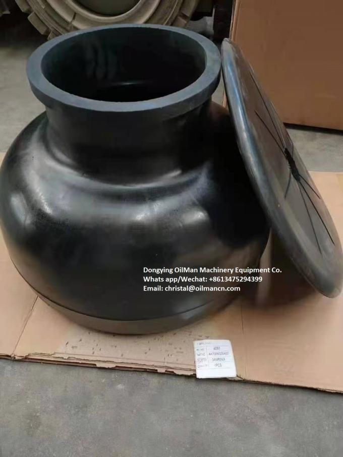 KB45 KB75 Pulsation Dampener Bladder For Oil Drilling Triplex Mud Pumps