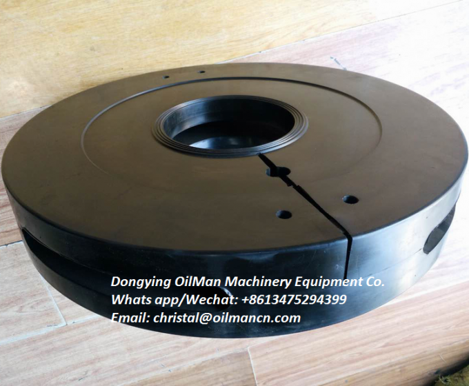 Rubber Sludge Scraper Drill Pipe Wiper 2 3/8" To 5 1/2" For Oil Drilling