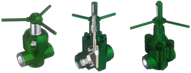 API 6A Demco Mud Valve 5000 PSI Gate Valve 70Mpa With Thread End Connection