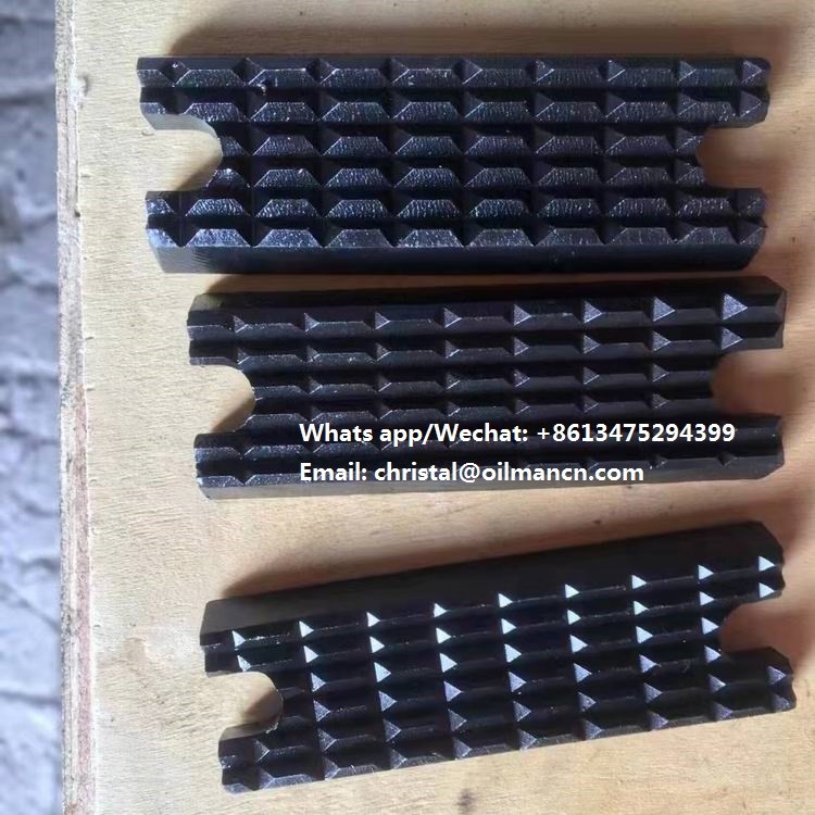 API Manual Tong Dies And Rotary Slip Inserts 1/2 X 1-1/4 X 5''