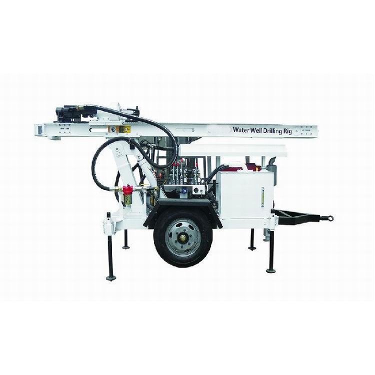 950Kg Drilling Rig Accessories , Trailer Mounted Water Well Drilling Rig