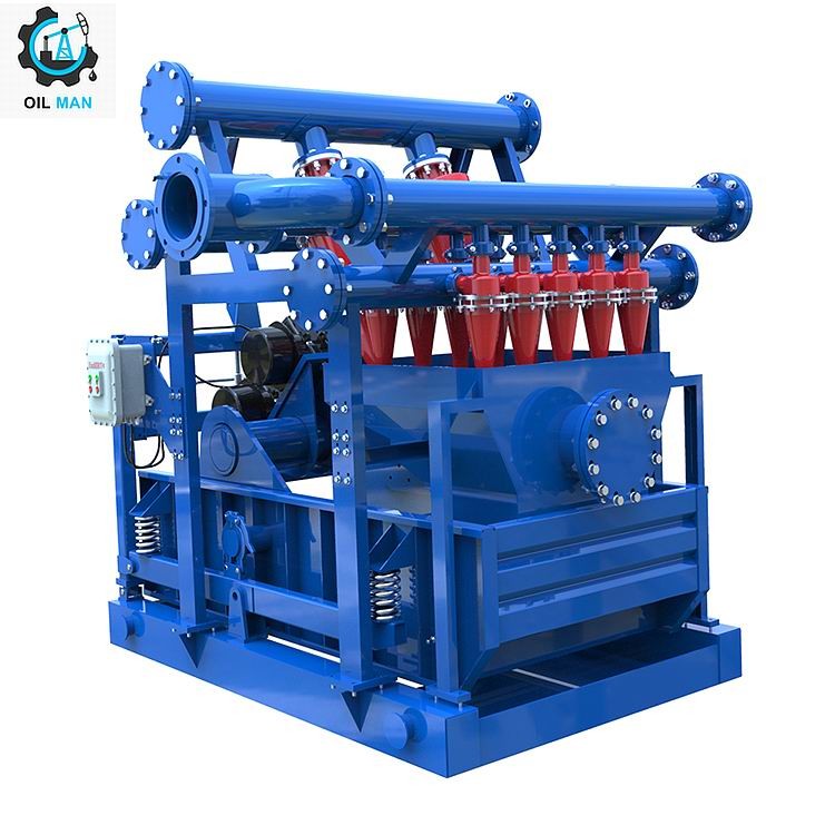 API Standard Drilling Mud Cleaner 1630×2018×2313mm 240m3/h Capacity