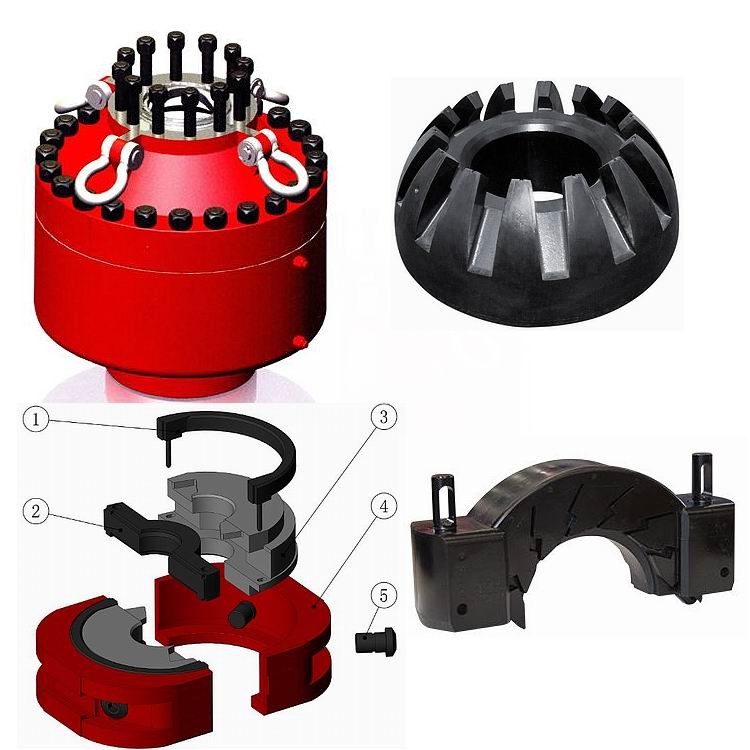 API Annular BOP Packing Element And Ram BOP Packers Top Seals Front ...