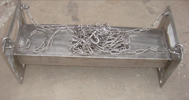API Solids Control Equipment , 200×460mm Ditch Magnet Drilling